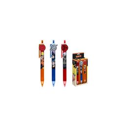 Naruto 3-teiliges Stift-Set &ndash; Ideal f&uuml;r Fans der Anime-Serie | Gr.: onesize