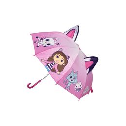Gabby's Dollhouse Kinderregenschirm rosa 71cm mit Griff | Gr.: onesize