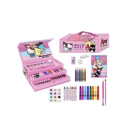 Hello Kitty Mal- und Zeichenkoffer Kinder Kreativset mit Stiften & Zubeh&ouml;r | Gr.: onesize