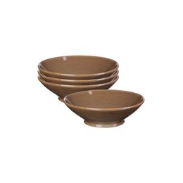 Ritzenhoff & Breker Ritzenhoff & Breker 4er Set Servierschalen Sahara ø 20,5 cm in Dunkelbraun | Gr.: onesize