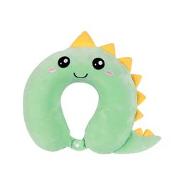 i-Total Reisekissen Nackenkissen weich für Nackenstützen Motiv Dino | Gr.: onesize