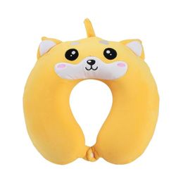 i-Total Reisekissen Nackenkissen weich für Nackenstützen Motiv Shiba | Gr.: onesize
