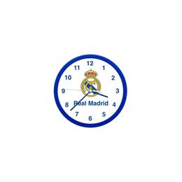 Real Madrid Wanduhr 25cm Fan-Uhr Weiß Emblem Design | Gr.: onesize