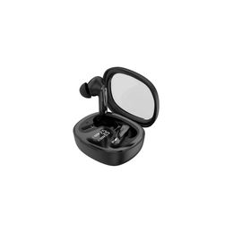 Wisam Kabellose Ohrhörer Kopfhörer 320 mAh Bluetooth 5.3 In-Ear Kopfhörer Schwarz | Gr.: onesize