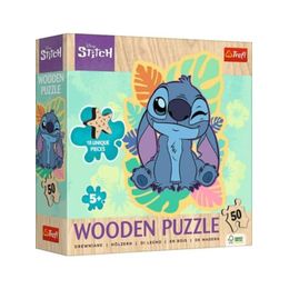 Trefl Spiel - Holz Puzzle Junior 50 - Lilo & Stitch | Gr.: onesize