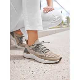Heine Sneaker in taupe-grau | Gr.: 42