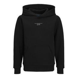 Jack & Jones JACK & JONES Junior Kapuzenpullover in Black | Gr.: 140