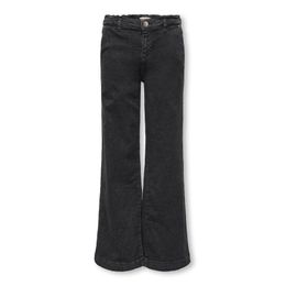 KIDS Only Jeans mit weitem Bein in Black Denim 1 | Gr.: 134