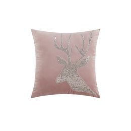 Höffner Kissen Hirsch rosa/pink Maße (cm): B: 45 » Höffner