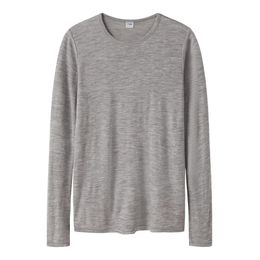TWO SOON Oberteil in Grey Melange | Gr.: XL