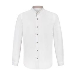 Stockerpoint Trachtenhemd Salto in weiss-grau | Gr.: L