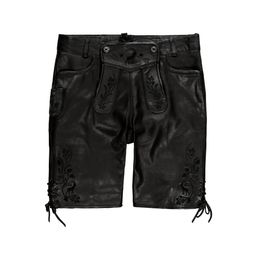 JP1880 Lederhose in schwarz | Gr.: 64 - Normalgröße