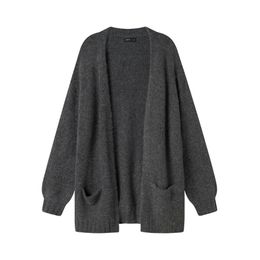 name it Strickjacke in Dark Grey Melange | Gr.: 158/164