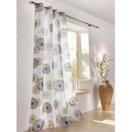 Heine Dekoschal in weiß-taupe | Gr.: 145 x 135 cm
