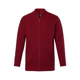 Men Plus Strickjacke in weinrot | Gr.: XL