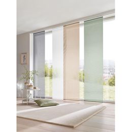 Heine Schiebevorhang in grau | Gr.: 145-x-57cm