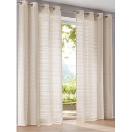 Heine Dekostore in beige-offwhite | Gr.: 145 cm