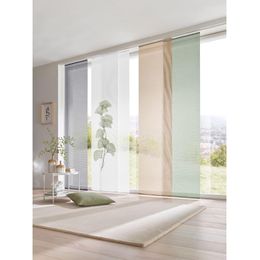 Heine Schiebevorhang in salbei-wei&szlig; | Gr.: 245-x-57-cm