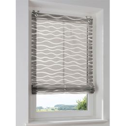 Heine Raffrollo in grau | Gr.: 140-x-80-cm
