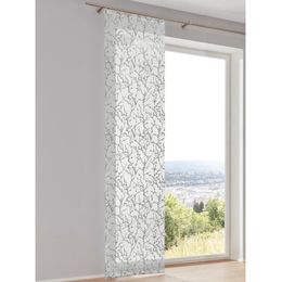 Heine Schiebevorhang in grau | Gr.: 145 x 57cm
