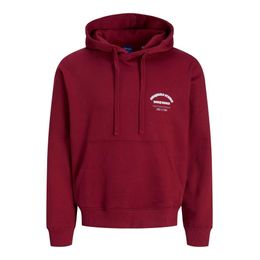 Jack & Jones Plus JACK & JONES PLUS Kapuzenpullover in Tibetan Red | Gr.: 4XL