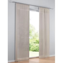 Heine Schiebevorhang in taupe | Gr.: 60x175-cm