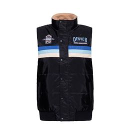 King Kerosin Puffer Weste Motor Traveller in anthrazit | Gr.: XL