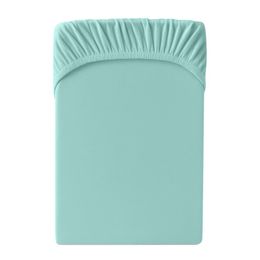 Cats Collection Spannbetttuch Edel-Jersey in aqua | Gr.: 90 x 200
