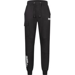 Lonsdale Trainingshose "Tweedmouth Jogginghose normale Passform" in Schwarz | Gr.: S