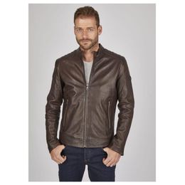 Bugatti Lederjacke BUAPOLLO in dunkelbraun | Gr.: 50
