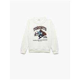 KOTON SWEATSHIRTS in Ekru | Gr.: 5-6-jahre