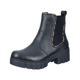 Rieker Freizeit Stiefeletten in schwarz/braun/schwarz/schwarz | Gr.: 37