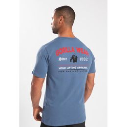 Gorilla Wear Warren T-Shirt - Coronet Blau | Gr.: 4XL