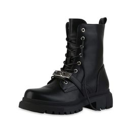 VAN HILL Schnürstiefeletten Esme in Schwarz | Gr.: 39