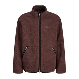 Jack & Jones JACK & JONES Junior Teddyfell Jacke in Deep Mahogany | Gr.: 140
