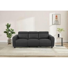 Home Affaire 3-Sitzer &raquo;SKAANE Lederoptik, 229 cm, manuelle-u. elektrische Relaxfunktion&laquo; Relax-Funktion in 2 Sitzen, Kopfteilverstellung, 