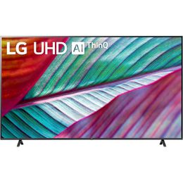 LG LED-Fernseher »86UR75006LB« 217 cm/86 Smart-TV α5 Gen6 4K AI-Prozessor mit AI Sound, Single Tuner (DVB-T2/-C/-S2) schwarz Starker α5 Gen7 4K...
