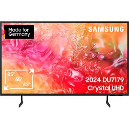 Samsung LED-Fernseher »GU75DU7179U« 189 cm/75 ′′ Smart-TV Crystal UHD, Q-Symphony, Dolby Surround Sound, Triple Tuner, Smart-Hub schwarz 3-seitig...