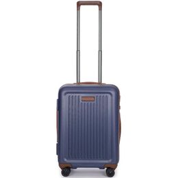 Stratic Hartschalen-Trolley »Merian S, navy« 32 l 4 Rollen Handgepäck Reisekoffer Reisegepäck TSA-Zahlenschloss navy