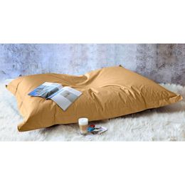 Kinzler Sitzsack »XXL Outdoorfähig« 1 Stk. tlg. Uni Farben, Outdoor geeignet, ideal im Wohnzimmer & Kinderzimmer hellbraun Bezug: 100% Polyester