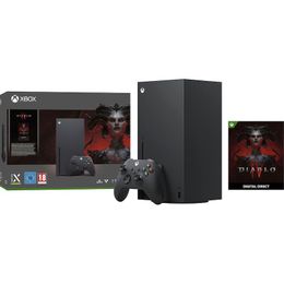Xbox Spielekonsole »Series X - Diablo IV Bundle« 1 TB Series X Diablo IV Bundle schwarz Erscheinungstermin: 10.11.2023