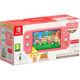NINTENDO SWITCH Spielekonsole »Lite Koralle inkl. Animal Crossing + 12 Monate NSO« 32 GB Koralle