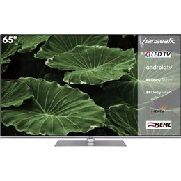 Hanseatic QLED-Fernseher »65Q850UDS« 164 cm/65 ′′ Android TV schwarz Dolby Vision, Dolby Atmos, Micro Dimming, Super Resolution