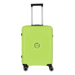Travelite Hartschalen-Trolley »ORBITA, verschiedene Größen und Farben« 37 l 4 Rollen Reisegepäck Koffer Hartschale TSA-Schloss limone