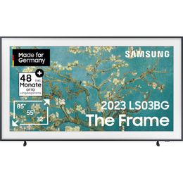 Samsung LED-Fernseher »GQ50LS03BGU« 125 cm/50 ′′ Smart-TV Mattes Display, Austauschbare Rahmen, Art Mode schwarz Die QLED-Bildqualität bringt das...
