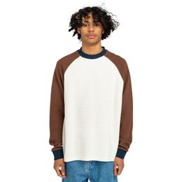 Element Langarmshirt &raquo;Blunt Waffle&laquo; Egret M M Material: Waffel-Stoff aus Polyester und...