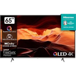 HISENSE LED-Fernseher »65E77KQ PRO« 164 cm/65 ′′ Smart-TV anthrazit Game Mode PRO, Freesync, 120 Hz (144VRR), HDMI 2.1