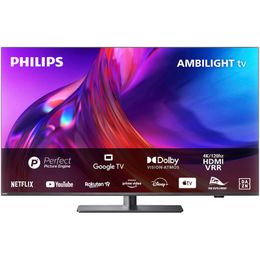 Philips LED-Fernseher »43PUS8808/12« 108 cm/43 ′′ Android TV Smart-TV silber TV mit 3-seitigem Ambilight