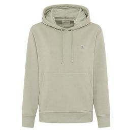 Gant Hoodie »SHIELD HOODIE« Grafische -Stickerei auf der Brust FADED SAGE L L Kapuzensweatshirt von Gant