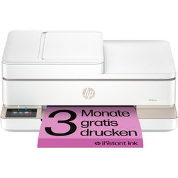 HP Multifunktionsdrucker »Envy 6520e« Mit Instant Ink 3 Probemonate gratis drucken weiß 3 Monate gratis drucken mit HP Instant Ink